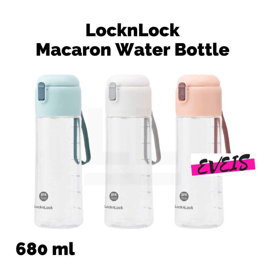 Jual Lock n Lock Macaron Water Bottle 680ml - Botol Minum Air - HAP693 ...