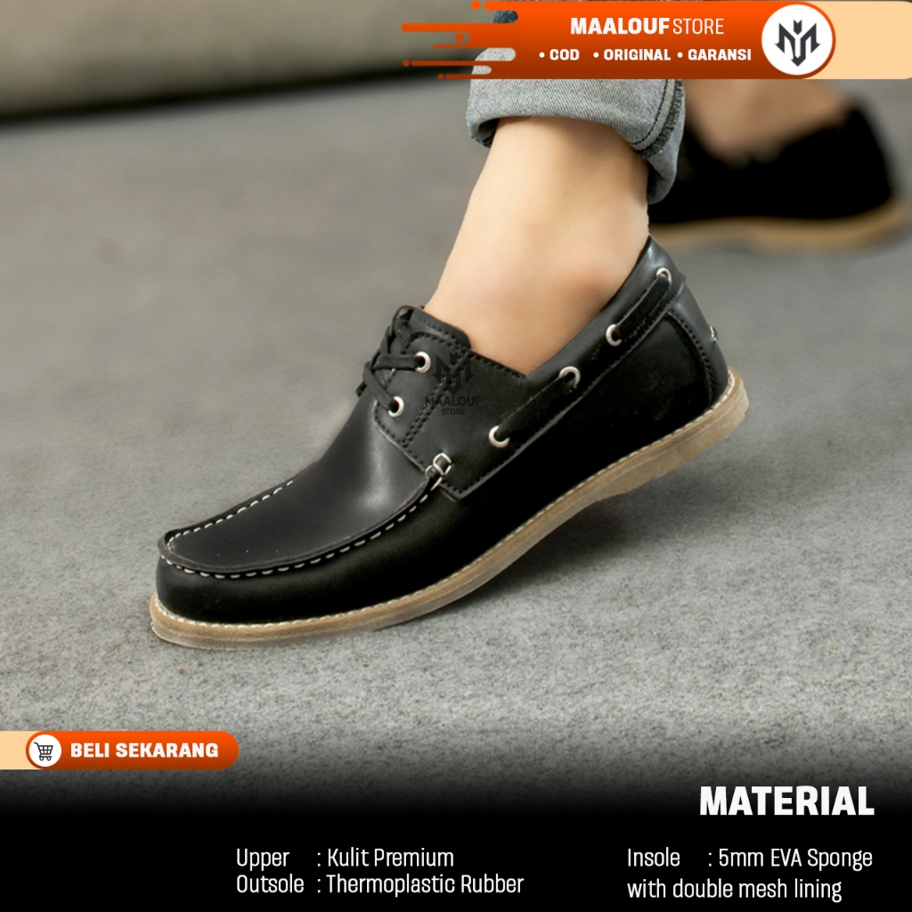 Jual MLF x NUSSAN - Sepatu Bunut Original Kulit Garut Asli Formal Pria ...