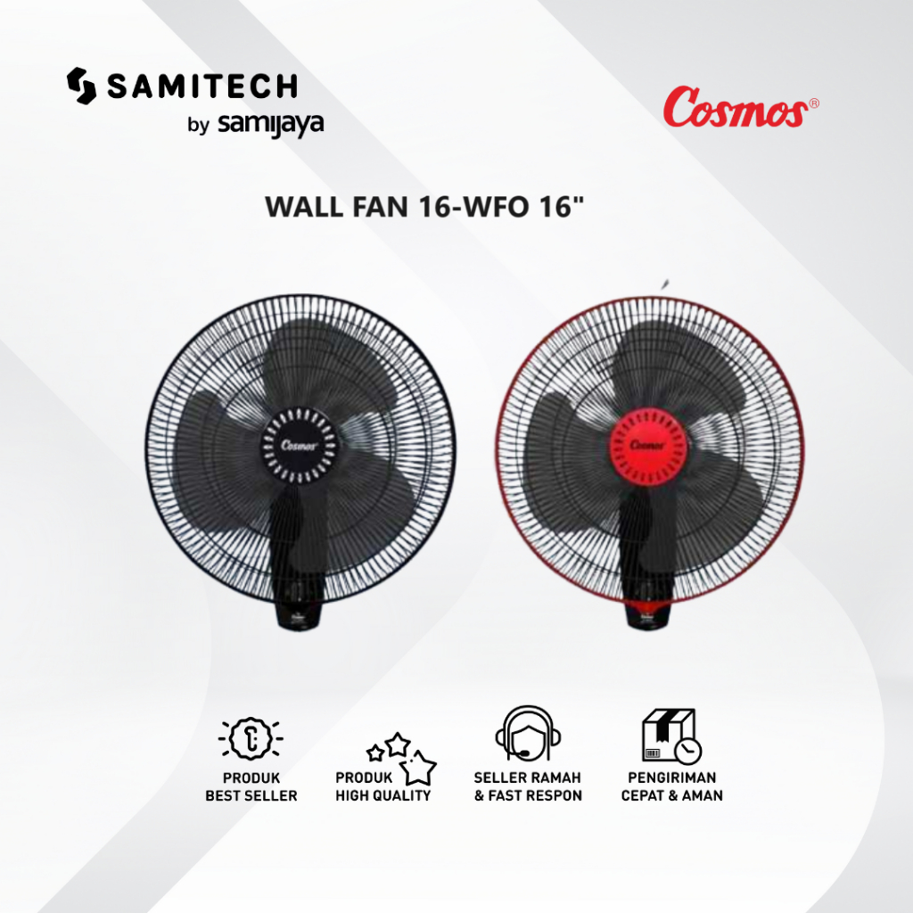 Jual KIPAS ANGIN DINDING COSMOS WALL FAN 16WFO 16 WFO 16" | Shopee ...