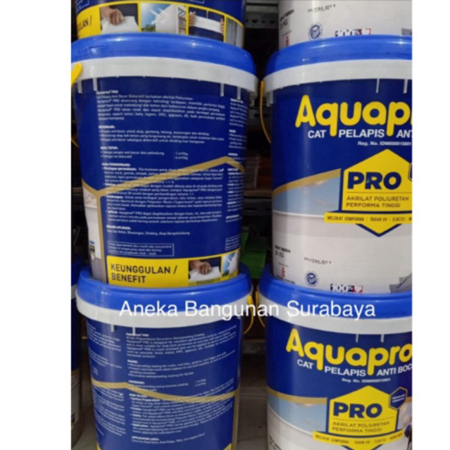 Jual Aquaproof PRO pail 20kg cat pelapis anti bocor | Shopee Indonesia