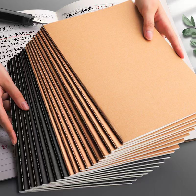 Jual Hitam Kraft A5/B5 Notebook Buku 36 Lembar lined/Grid/Blank ...