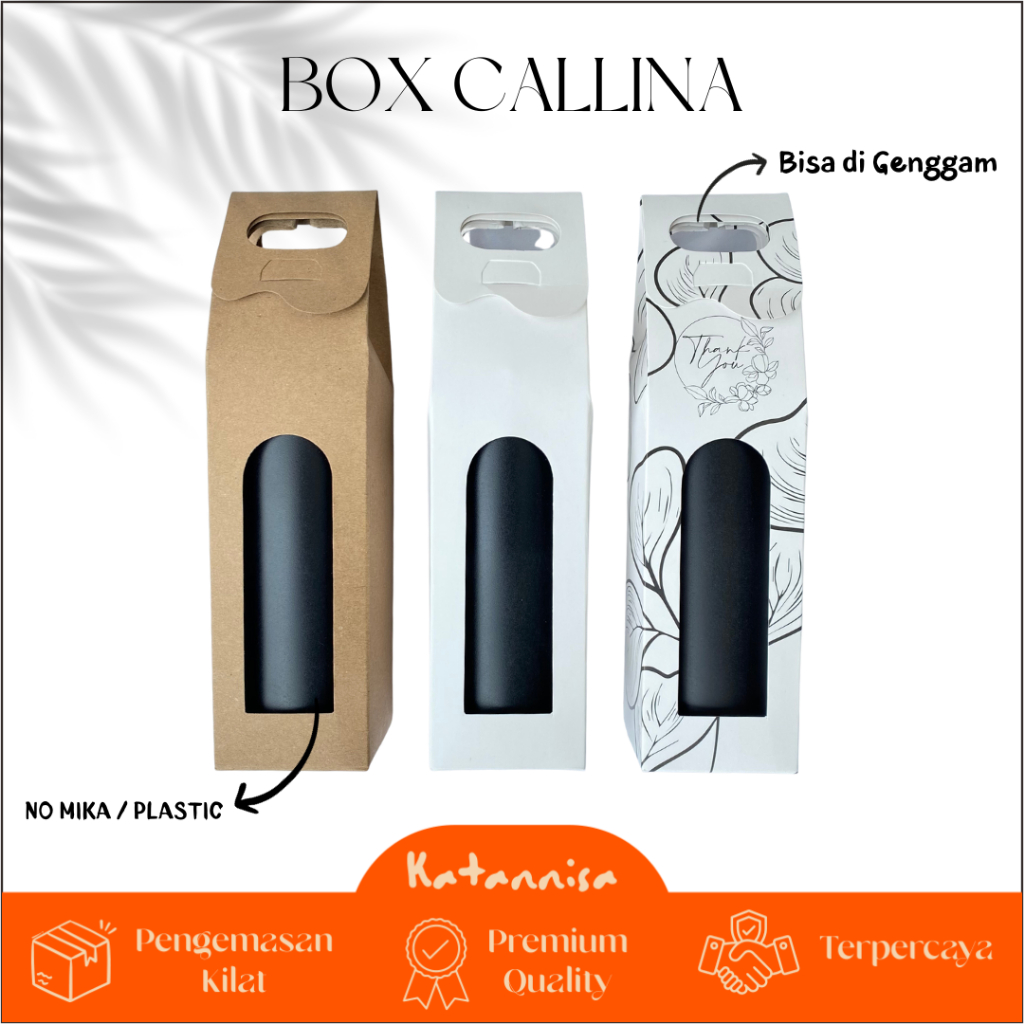 Jual KATANNISA Dus Kemasan Packaging Souvenir Gift Hampers Botol Minum ...