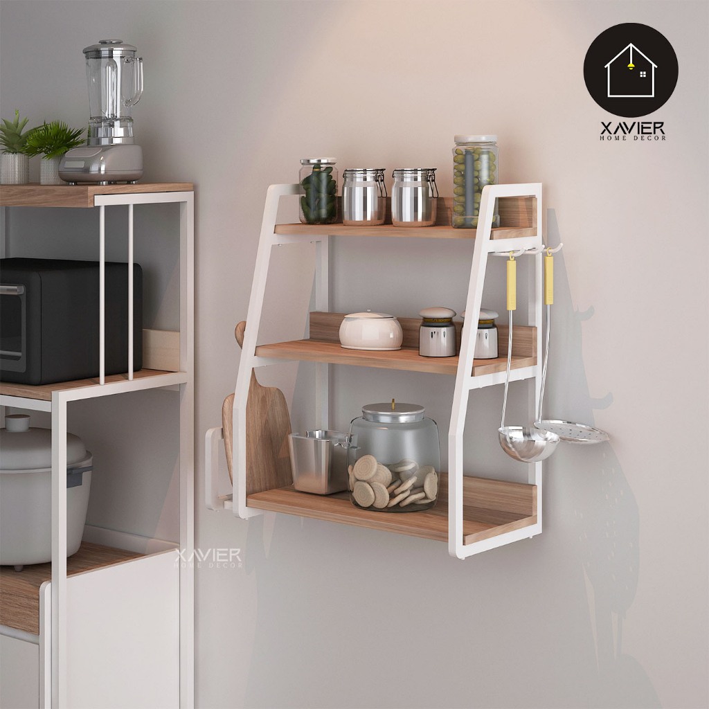 Jual Rak Bumbu Dapur Gantung 3 Susun – Rak Serbaguna Aesthetic CLARA ...