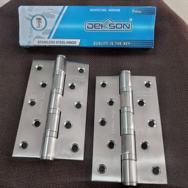 Jual Ecoline hinge engsel pintu rumah dekson 5 inch EL 5x3x3 4BB SSS EB ...