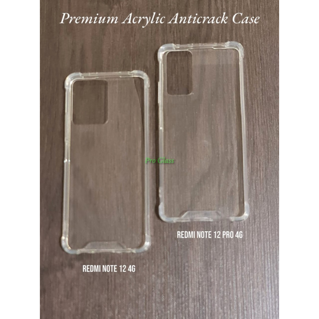 Jual Xiaomi Redmi Note 12 / Mi 12 Pro Anticrack Anti Crack Acrylic Case ...