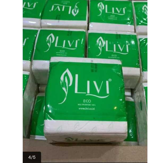 Jual Tissue Livi POP UP Multipurpose 150 sheet/Tisu meja makan ISI ...