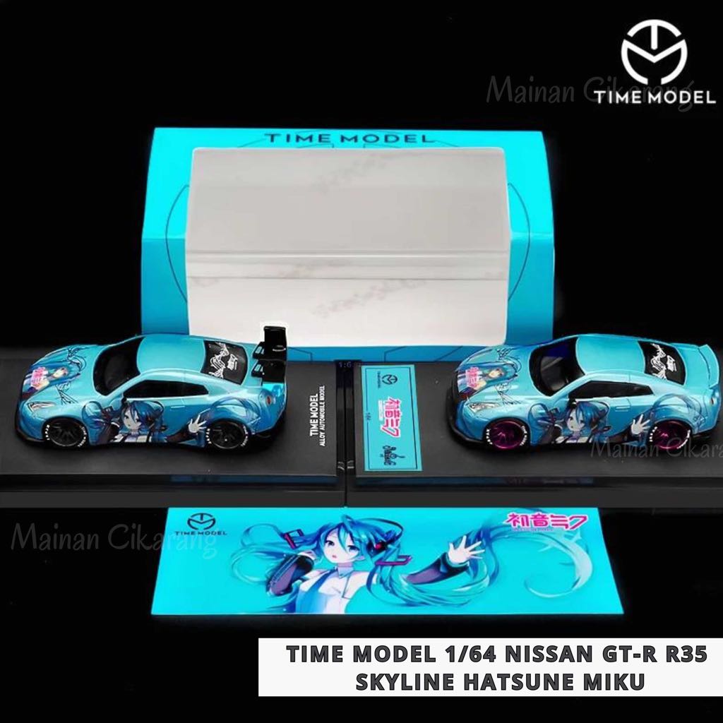 Jual DIECAST TIME MODEL 1/64 NISSAN GT-R R35 HATSUNE MIKU LIMITED ...
