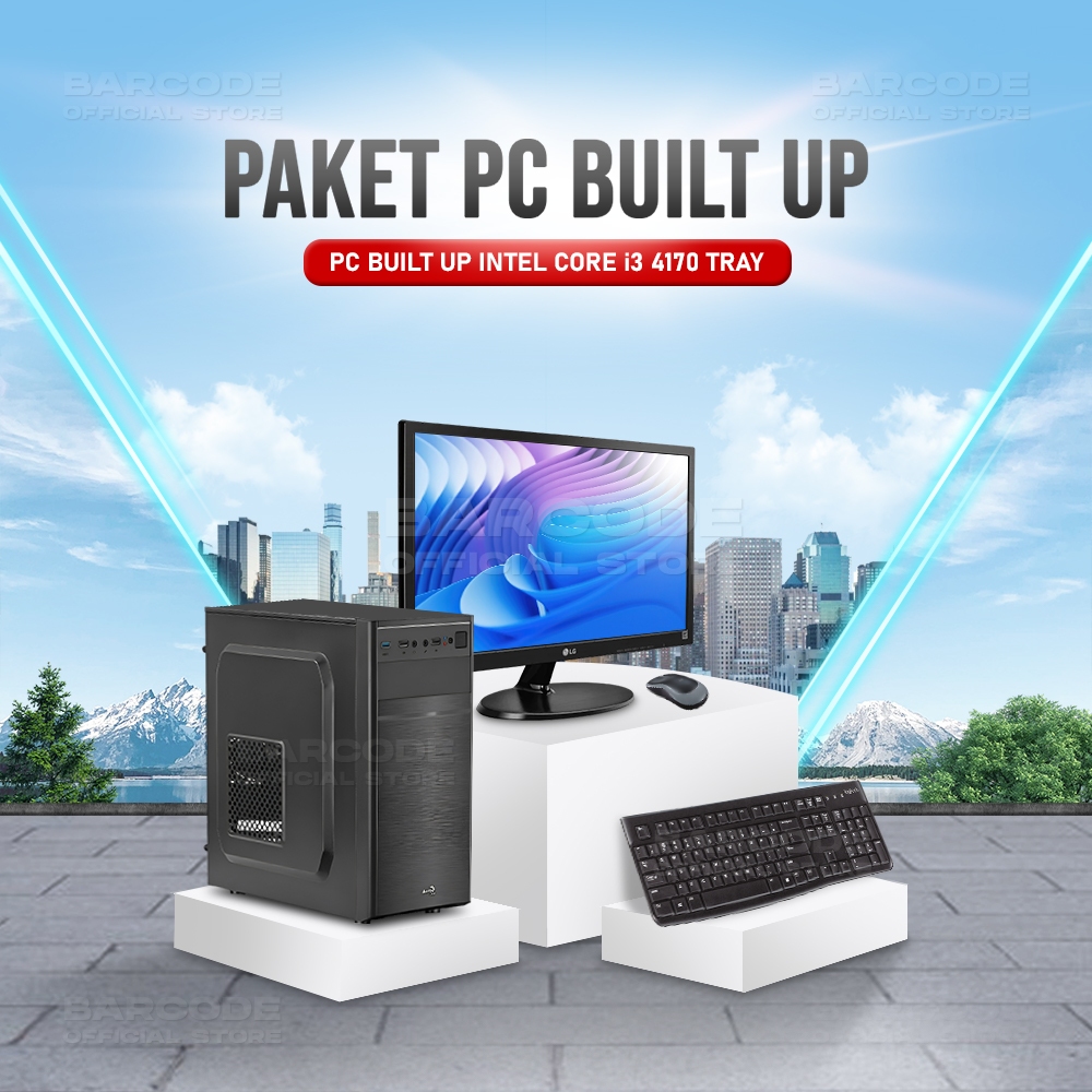 Jual PC Komputer Gaming Rakitan Fullset Core i3 Admin Office Kantor Game Editing | Shopee Indonesia