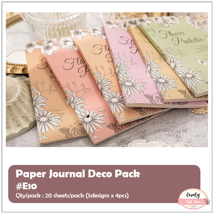 Jual LovelyCraftStore | E10 20pcs/pack Paper Pack Deco Pack Journalling ...