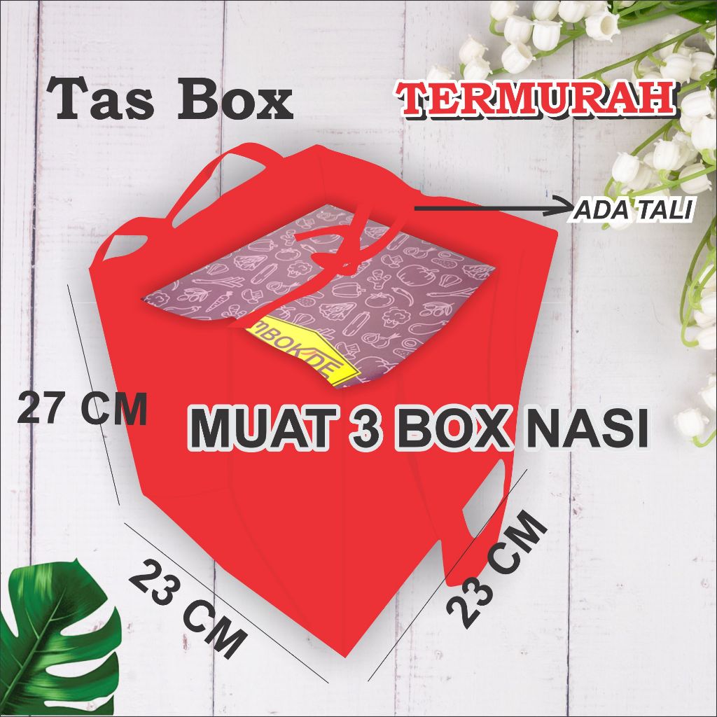 Jual TAS BOX,TAS KOTAK NASI,TAS SPUNBOND,TAS HAJATAN | Shopee Indonesia