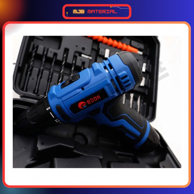 Jual Bor Cordless Edon 12V Lithium Lv 3 1210 Koper 2 Baterai | Shopee ...