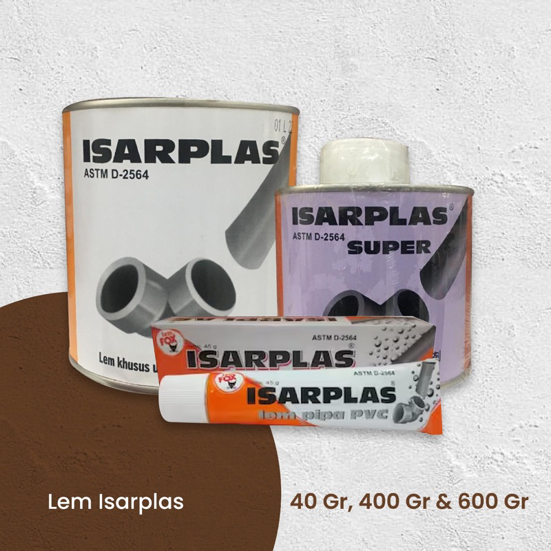 Jual LEM ISARPLAS 400 GRAM 600 GRAM - LEM PIPA PVC | Shopee Indonesia