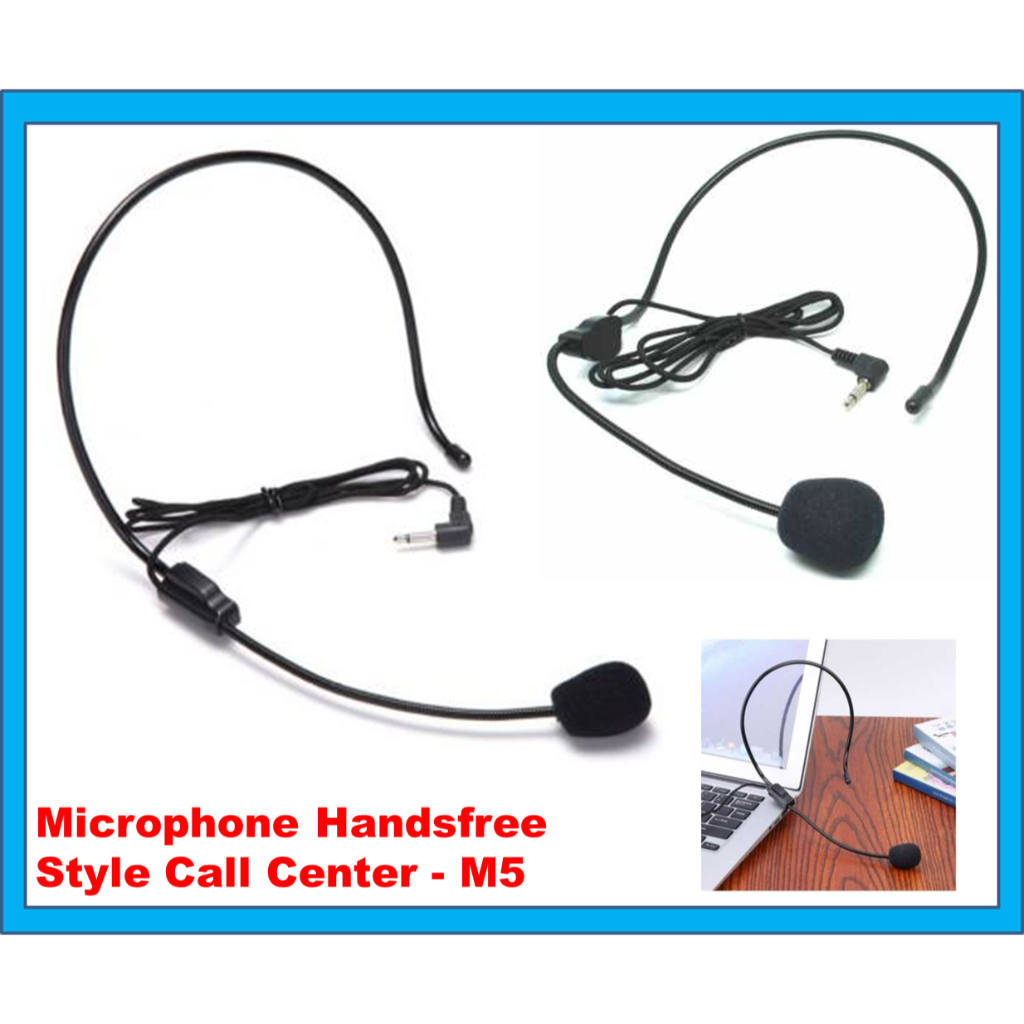 Jual MPOW Microphone Handsfree Style Call Center - M5 Mic Bando Clip On ...