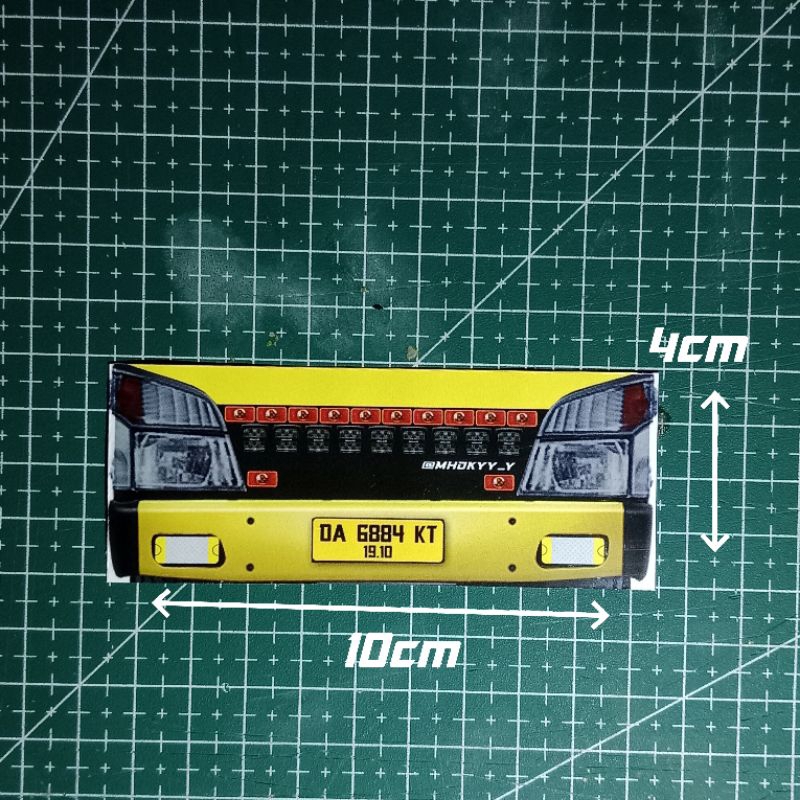 Jual Stiker lampu Depan miniatur truk kalimantan style | Shopee Indonesia