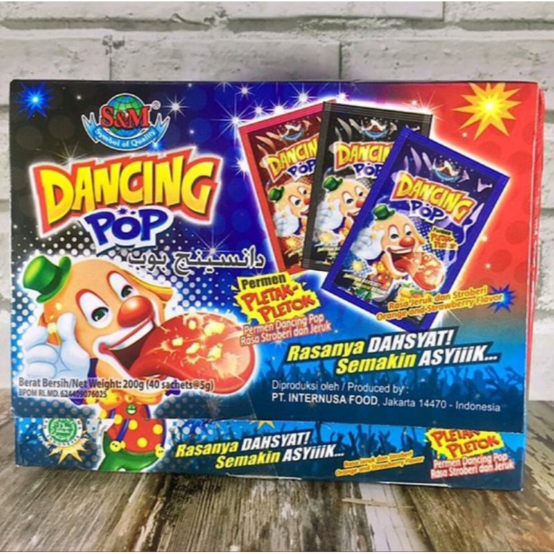 Jual Dancing Pop permen pletak pletok isi 40pcs | Shopee Indonesia