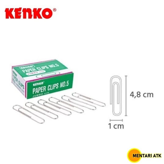 Jual Klip Kertas Besar / Paper Clip No.5 Kenko | Shopee Indonesia