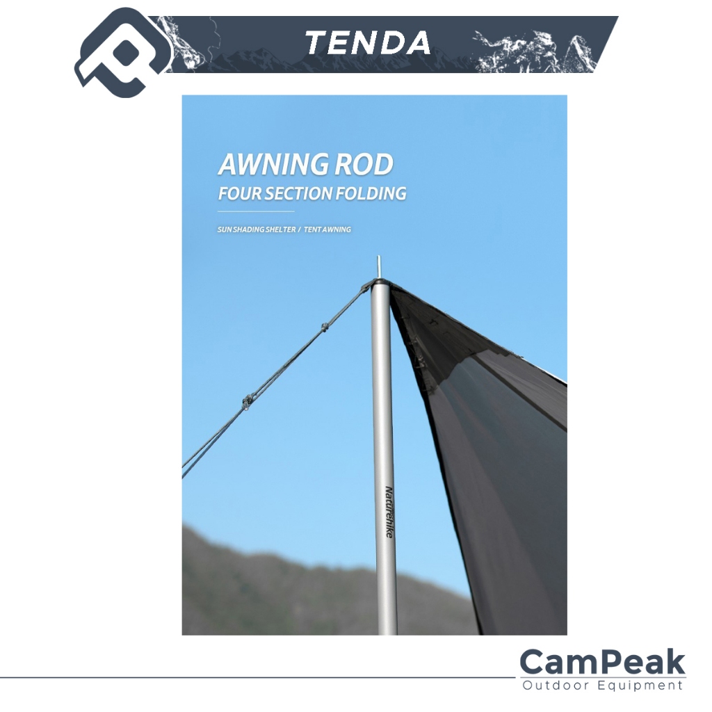 Jual Tiang Flysheet Naturehike Besi sepasang Awning Pole | Shopee Indonesia