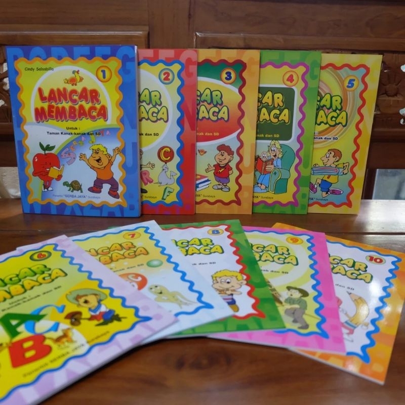 Jual Buku Belajar Membaca Anak Paud TK Lancar Membaca Jilid 1-10 ...