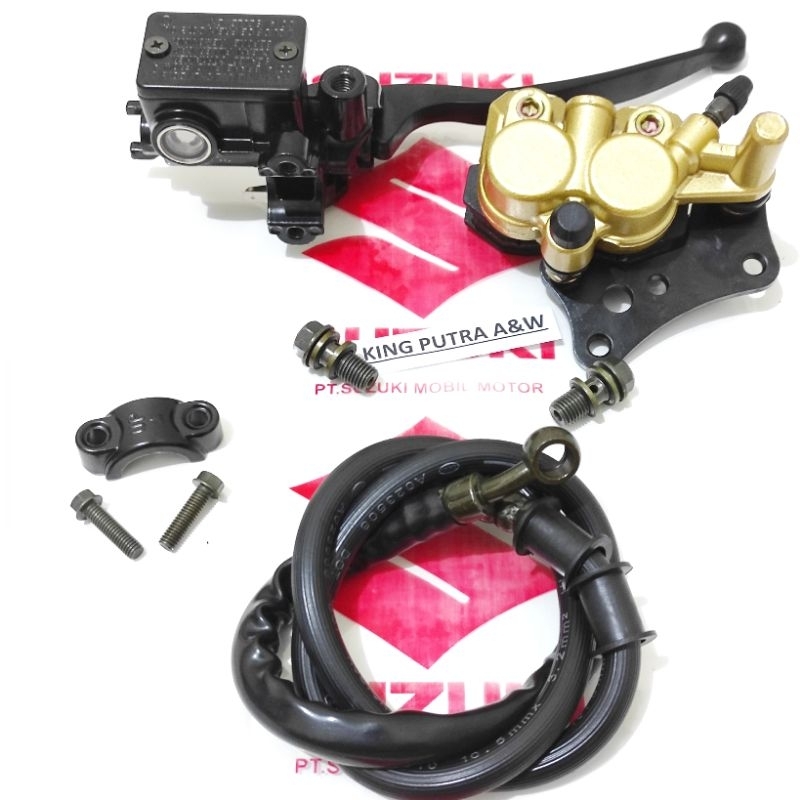Jual Kaliper Cakram Depan + Selang Rem Depan + baut 2pcs + Master Rem Set Suzuki Tornado ...