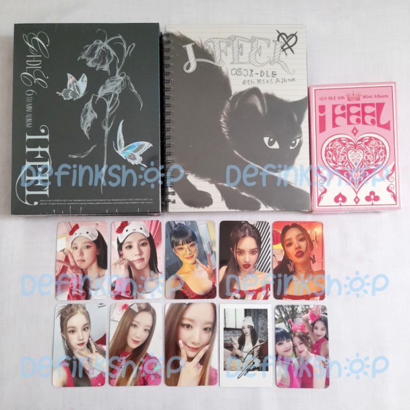 Jual [READY STOCK] 6th Mini Album (G)I-DLE Gidle - I Feel Cat Butterfly Queen ver Sealed PC LD ...