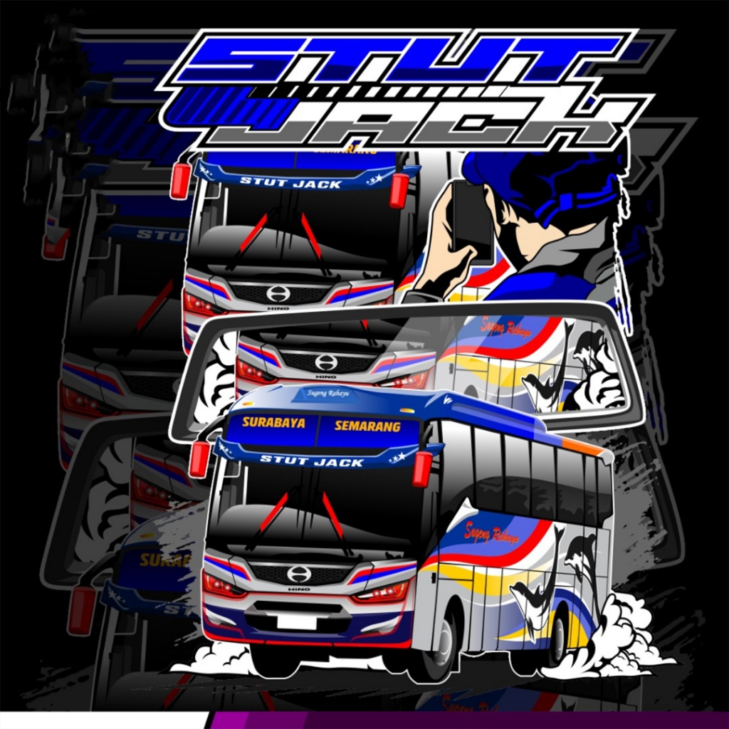Jual Stiker Bus Basuri Telolet Viral Ukuran 7x5 cm Ukuran Lanskap ...