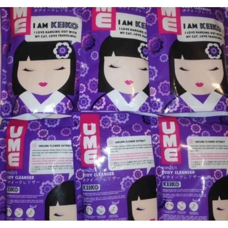 Jual UME KEIKO Shinzui Body Wash Sabun Mandi Cair 420ml | Shopee Indonesia