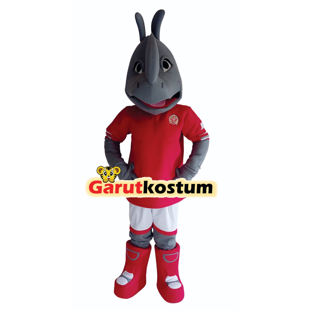 Jual Kostum maskot badut badak sepak bola setelan dewasa lucu | Shopee ...
