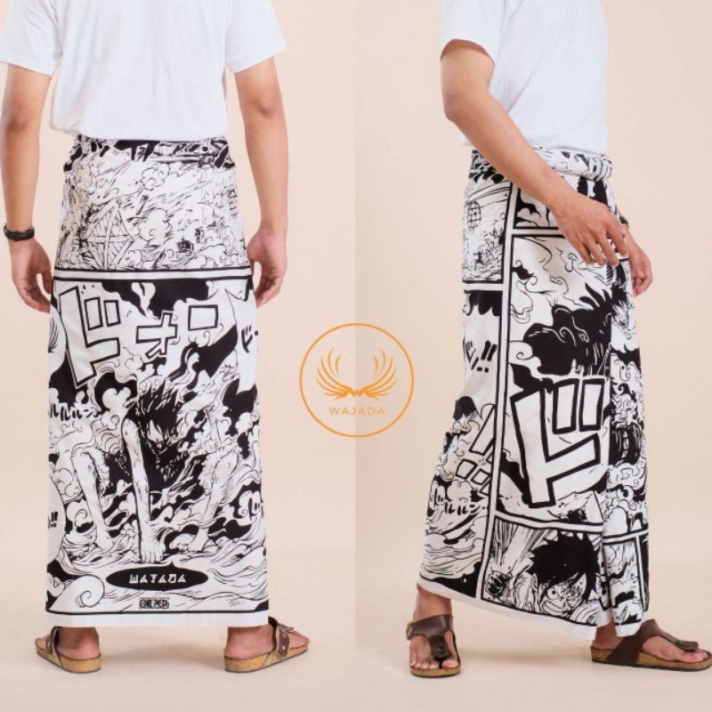 Jual SARUNG BATIK EXCLUSIVE // MOTIF ANIME WANPIS // SARUNG LIMITED ...