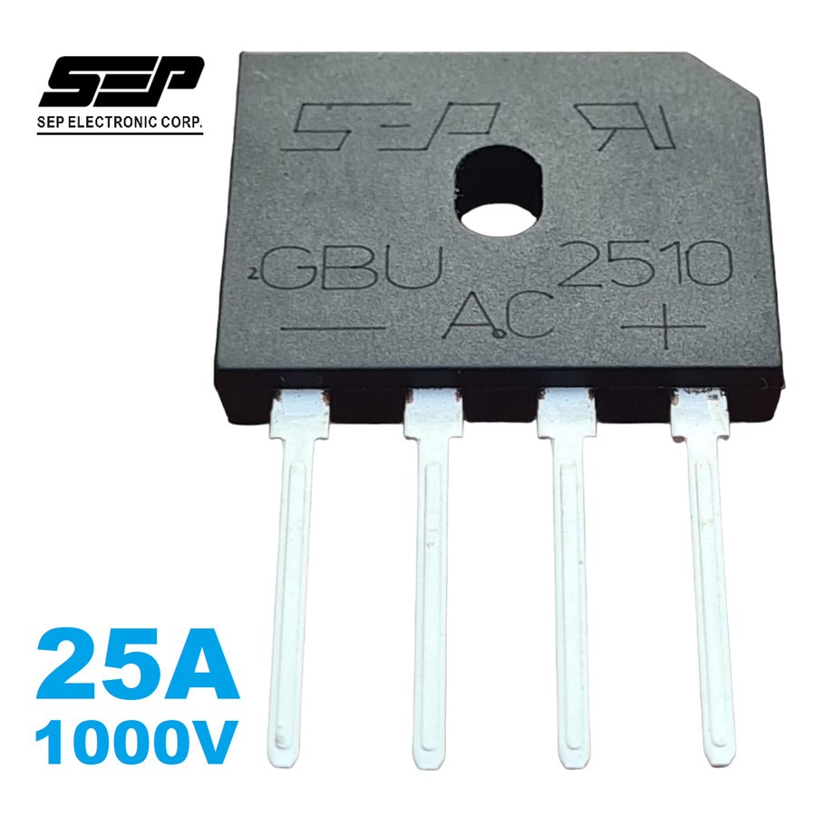 Jual Bridge Rectifier Diode 25 A Dioda Sisir Jembatan Penyearah GBU2510 ...