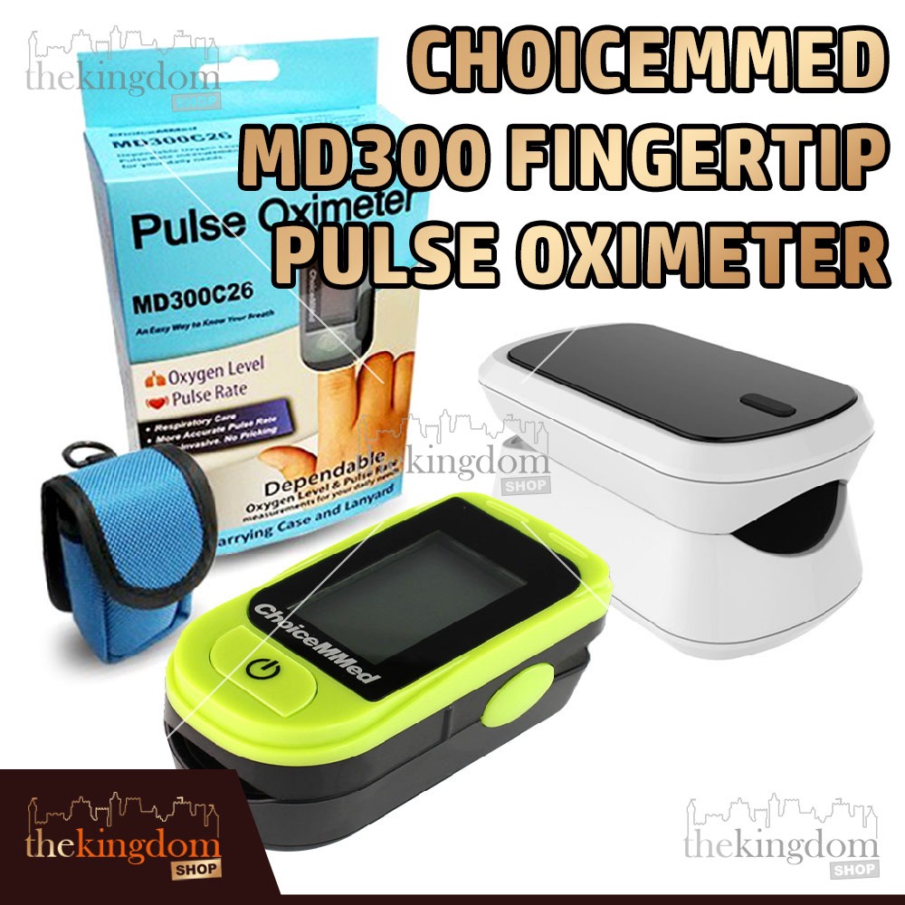 Jual ChoiceMMed MD300 Fingertip Pulse Oximeter Oxymeter Oksimeter Alat ...
