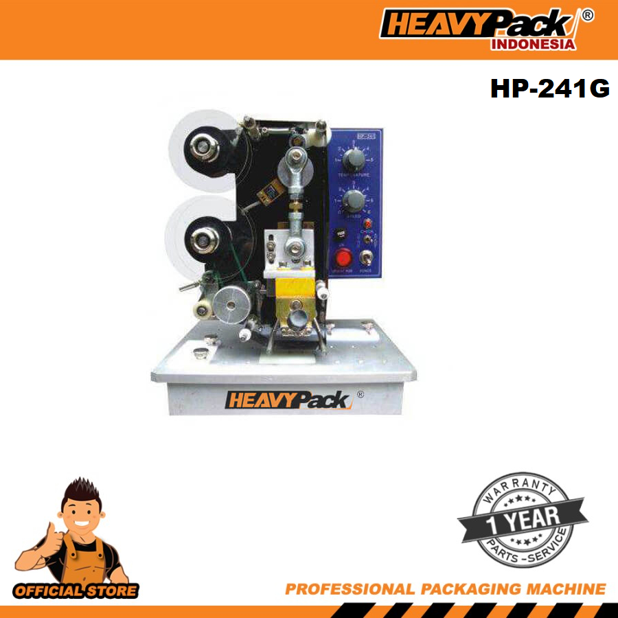 Jual HP-241G Lock & Follow Color Ribbon Printing Machine "HEAVYPACK ...