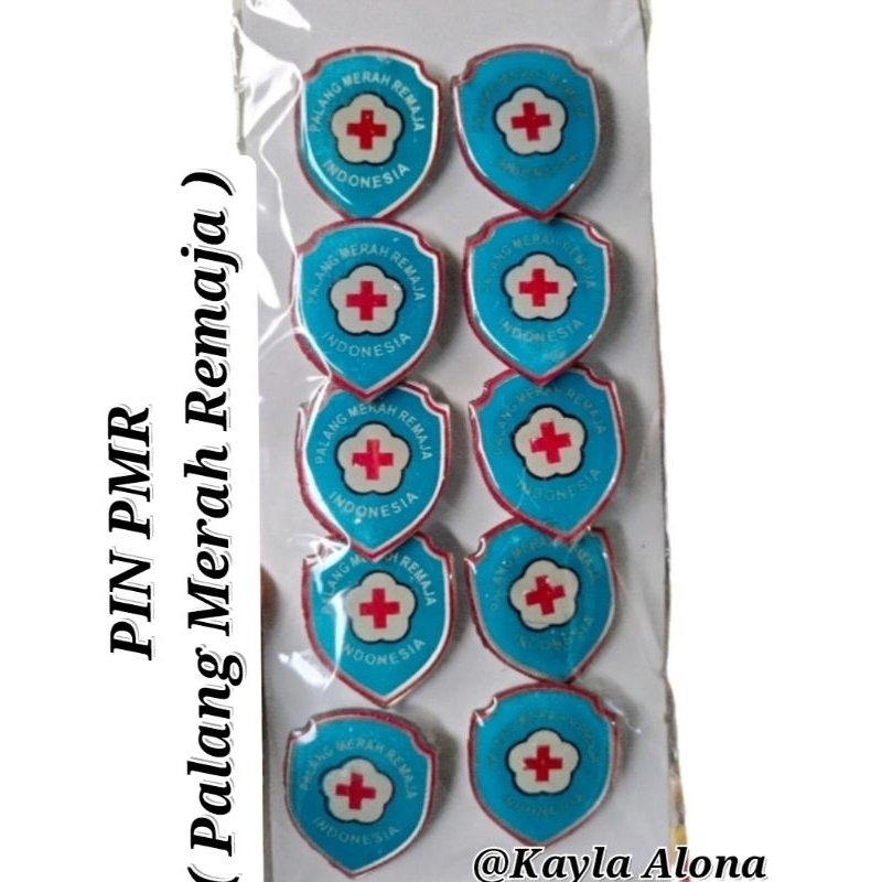 Jual PIN / BROS PMR warna BIRU ( Bahan Fiber ) | Shopee Indonesia