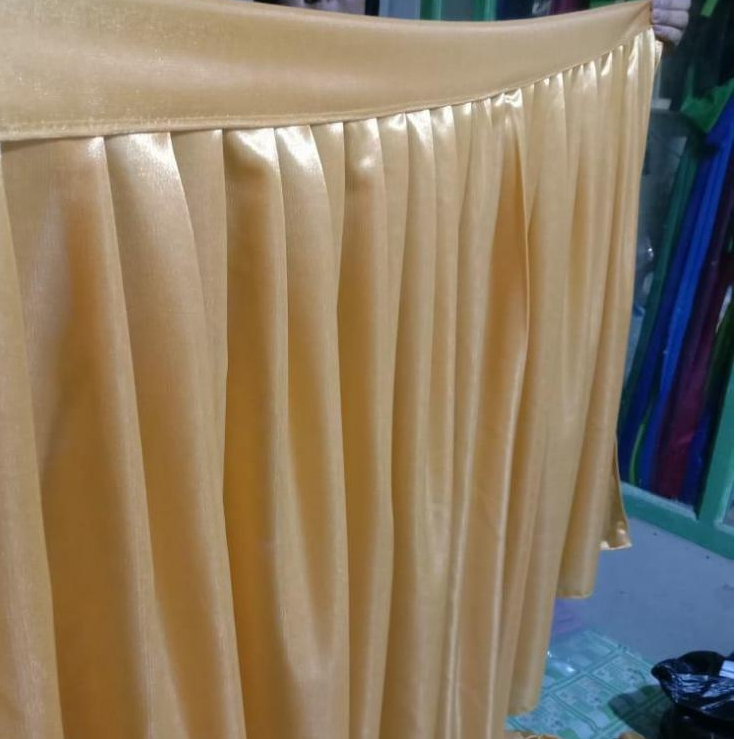 Jual DEKORASI MEJA/SKRITING MEJA/ROK MEJA REMPEL/PINGGIRAN MEJA TINGGI ...