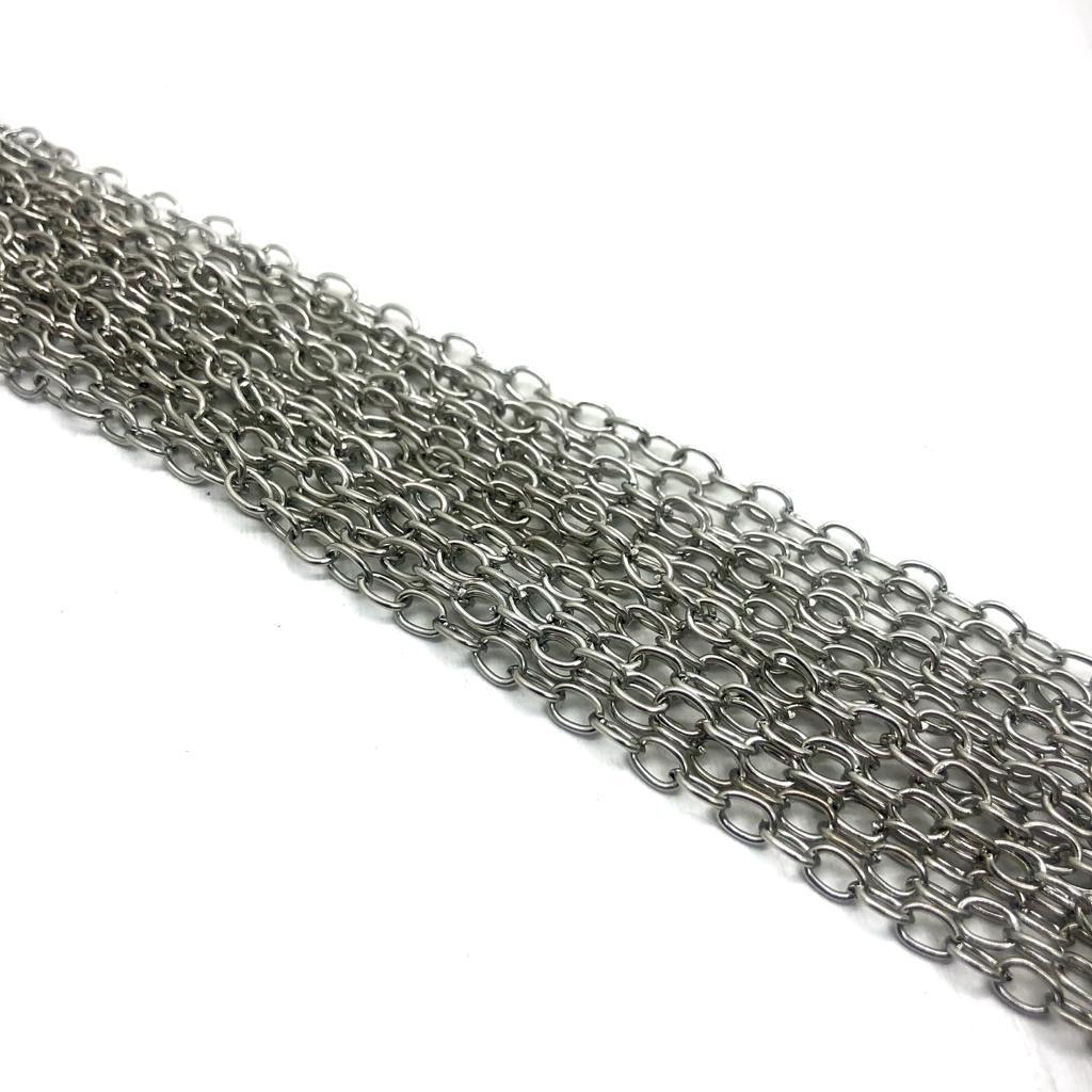 Jual 100 m Rantai Bulat / Nuri / Beras Bahan Craft / Kerajinan Tangan ...