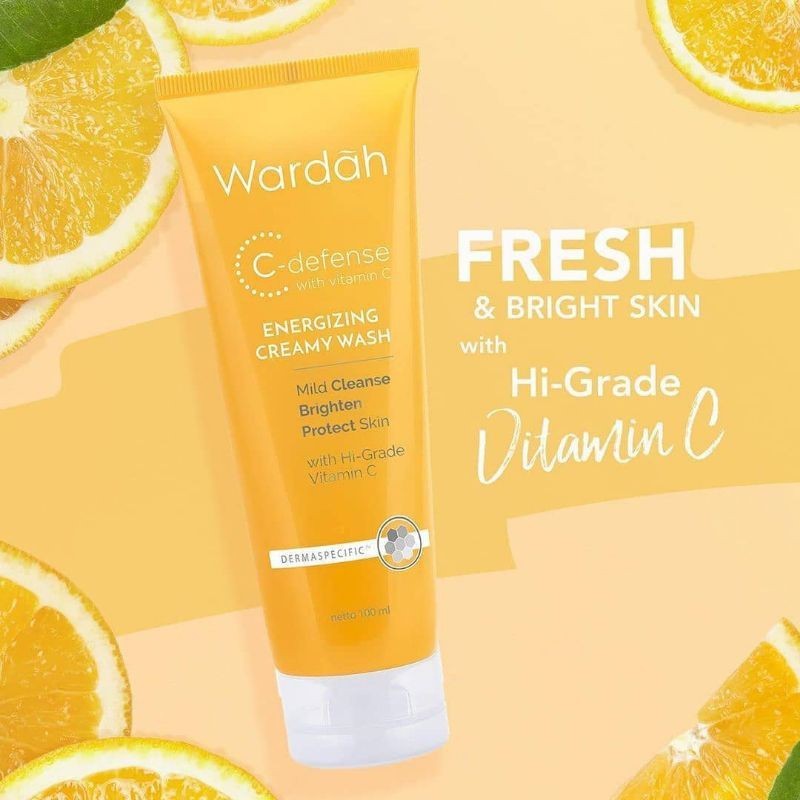 Jual WARDAH C DEFENCE CREAMY WASH VIT C | Shopee Indonesia