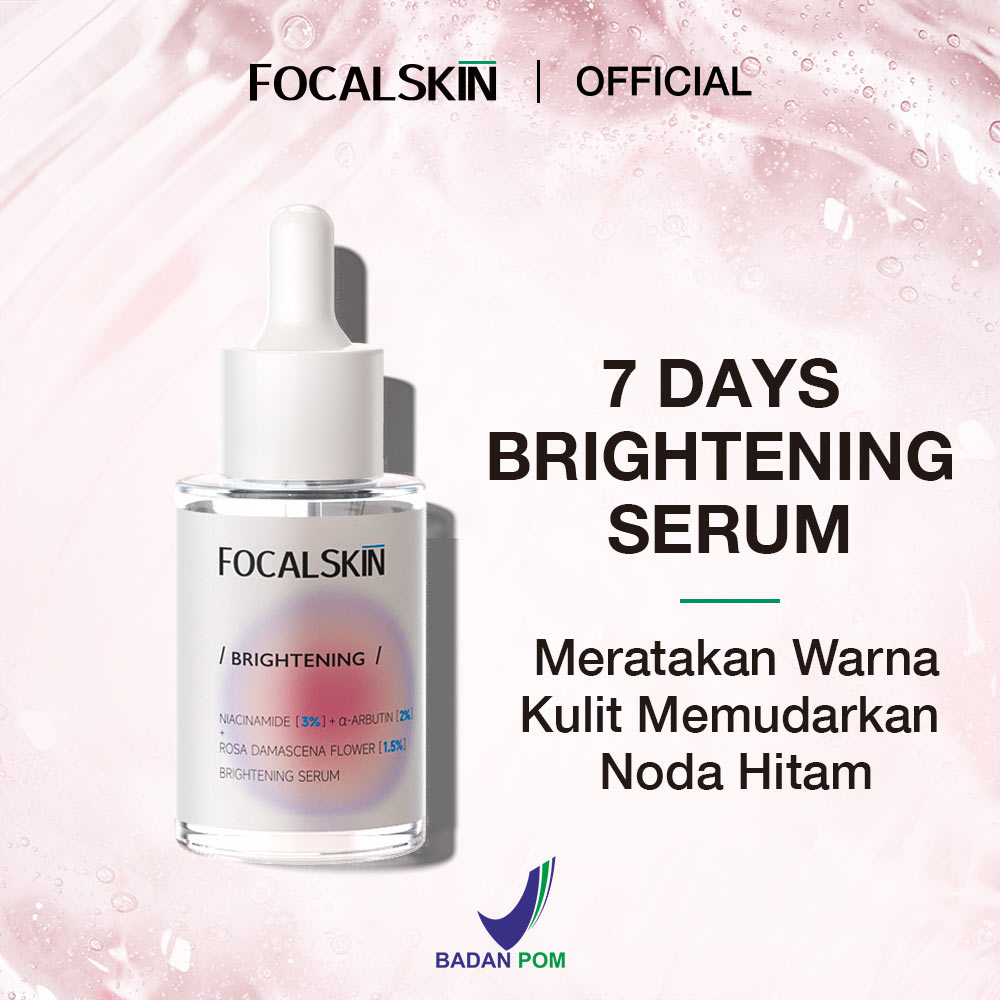 Jual AS FOCALSKIN 7 Days Brightening Serum 3% Niacinamide + 2% α ...