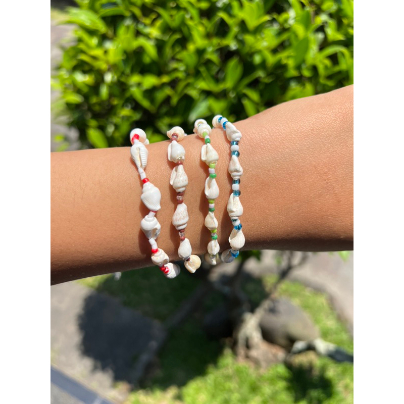 Jual GELANG KERANG PASIR BALI | GELANG KERANG BOHEMIAN | Shopee Indonesia