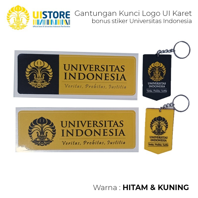 Jual UI STORE | Gantungan Kunci Rubber + Sticker UI | Official ...