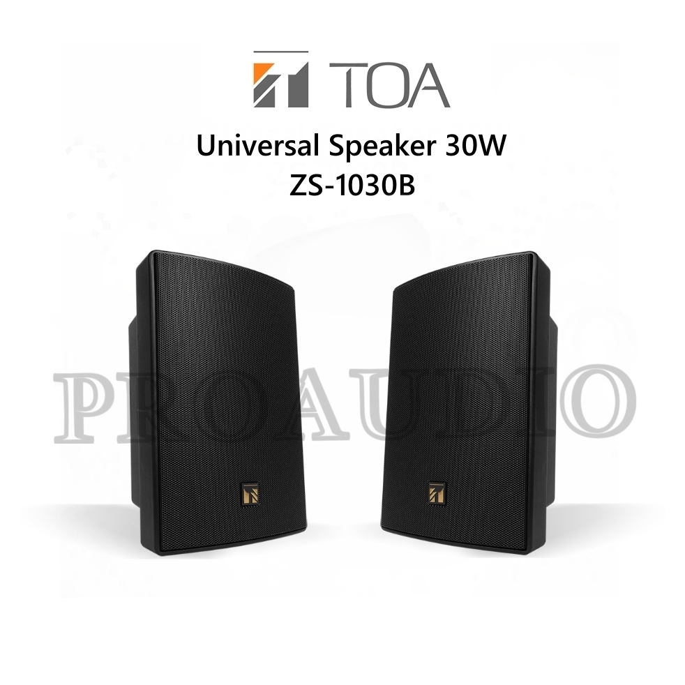 Jual SPEAKER TOA DINDING MODEL ZS-1030B ZS 1030 B ZS1030B BLACK HITAM - 1 SET | Shopee Indonesia