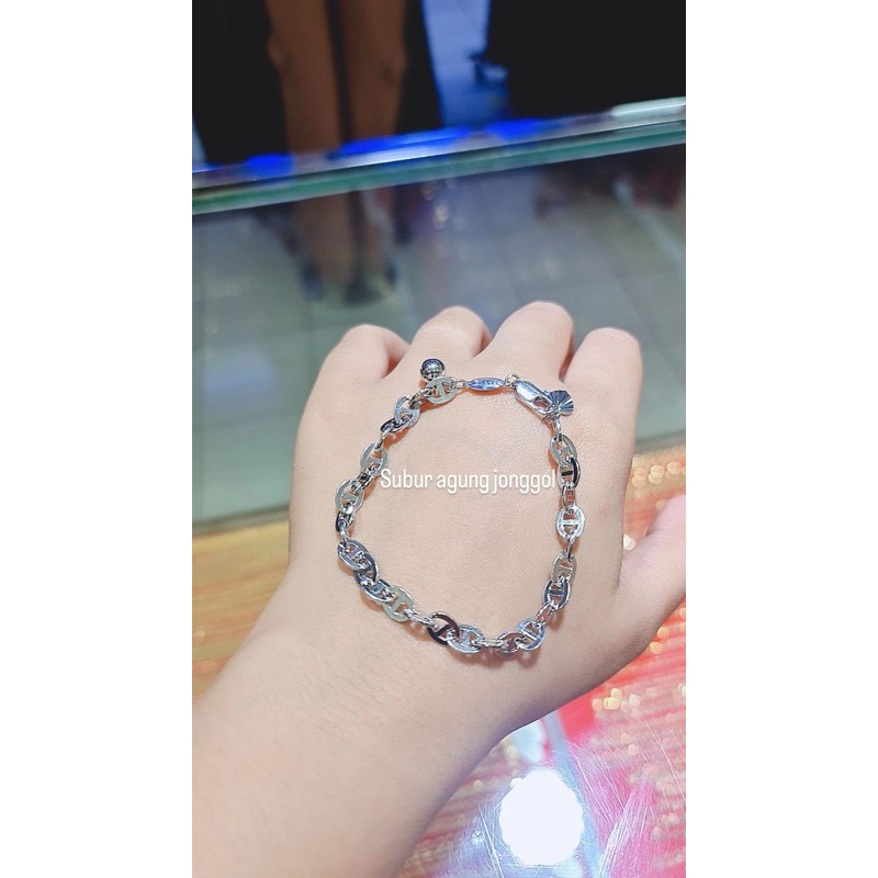 Jual Gelang kremes mas putih 8k | Shopee Indonesia