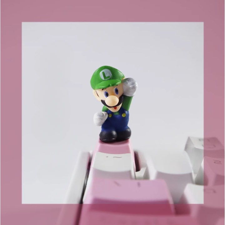 Jual Super Mario Luigi Keycaps Mechanical Keyboard, Artisan custom ...