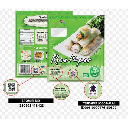 Jual JAVA SUPER FOOD RICE PAPER BULAT KOTAK ISI 10 DAN 40 PCS KULIT ...