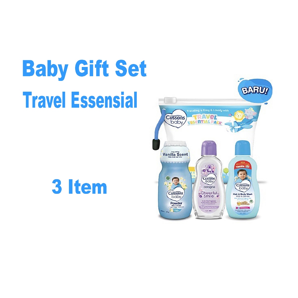 Jual Bisa COD Mini Gift Pack Cussons Baby Mini Bag Travel Pack Gift Set ...