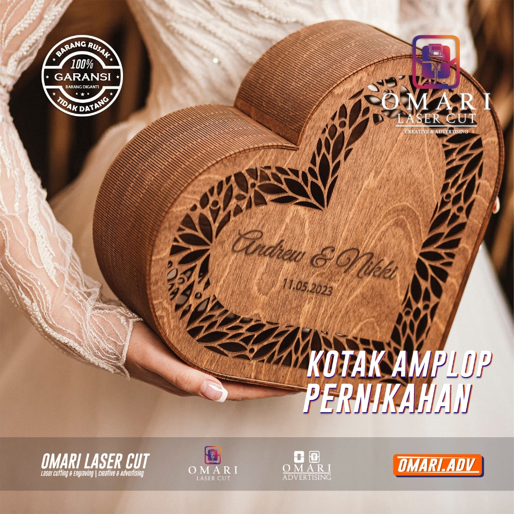 Jual Kotak Amplop Sumbangan Unik Bentuk Love - Kotak Amplop Anpao ...