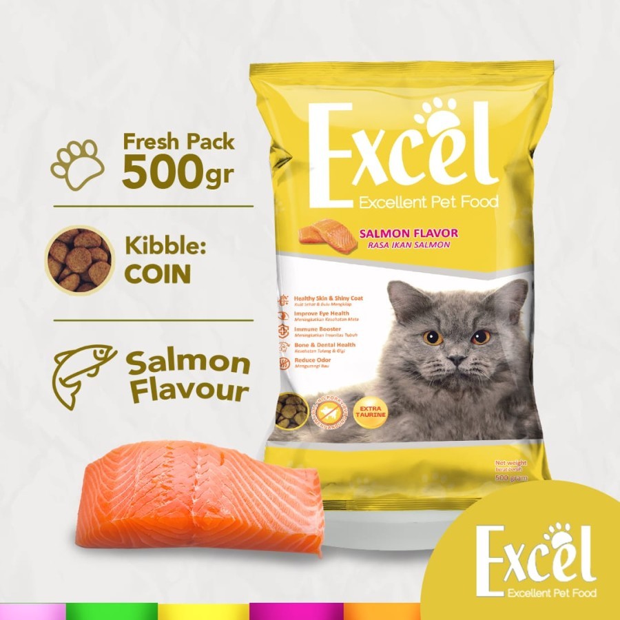 Jual Excel cat food 500gr makanan kucing | Shopee Indonesia