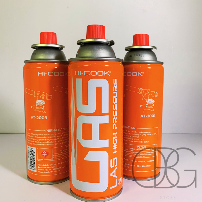 Jual Gas Las Portable Hi-Cook 220 Gram Orange | Bahan Bakar Las ...
