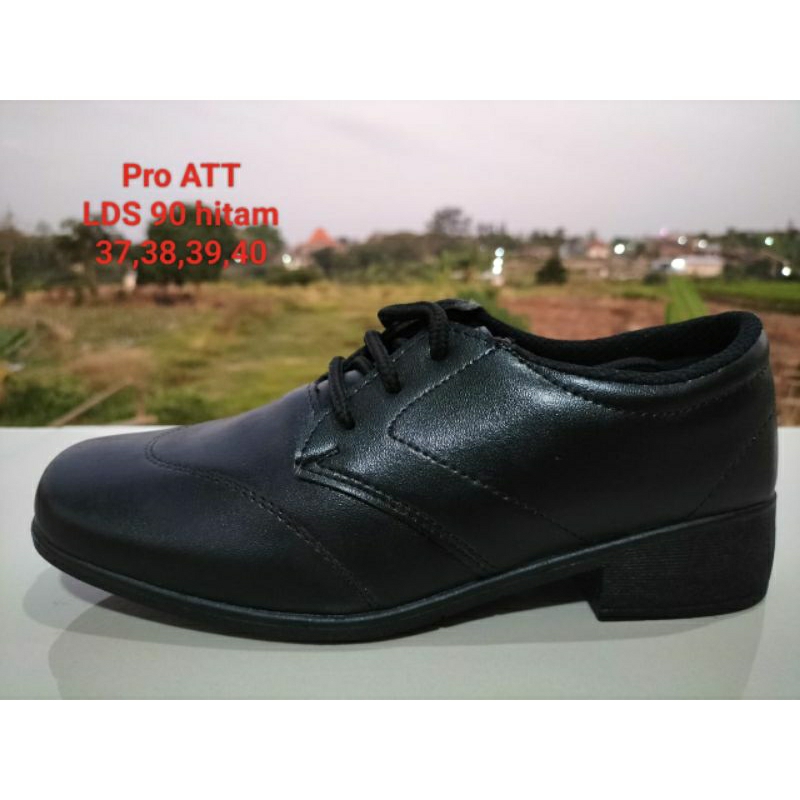 Jual SEPATU FULL BLACK / SEPATU SEKOLAH HITAM / SEPATU PRO ATT ORIGINAL SEPATU ATT ASLI ORI DARI ...