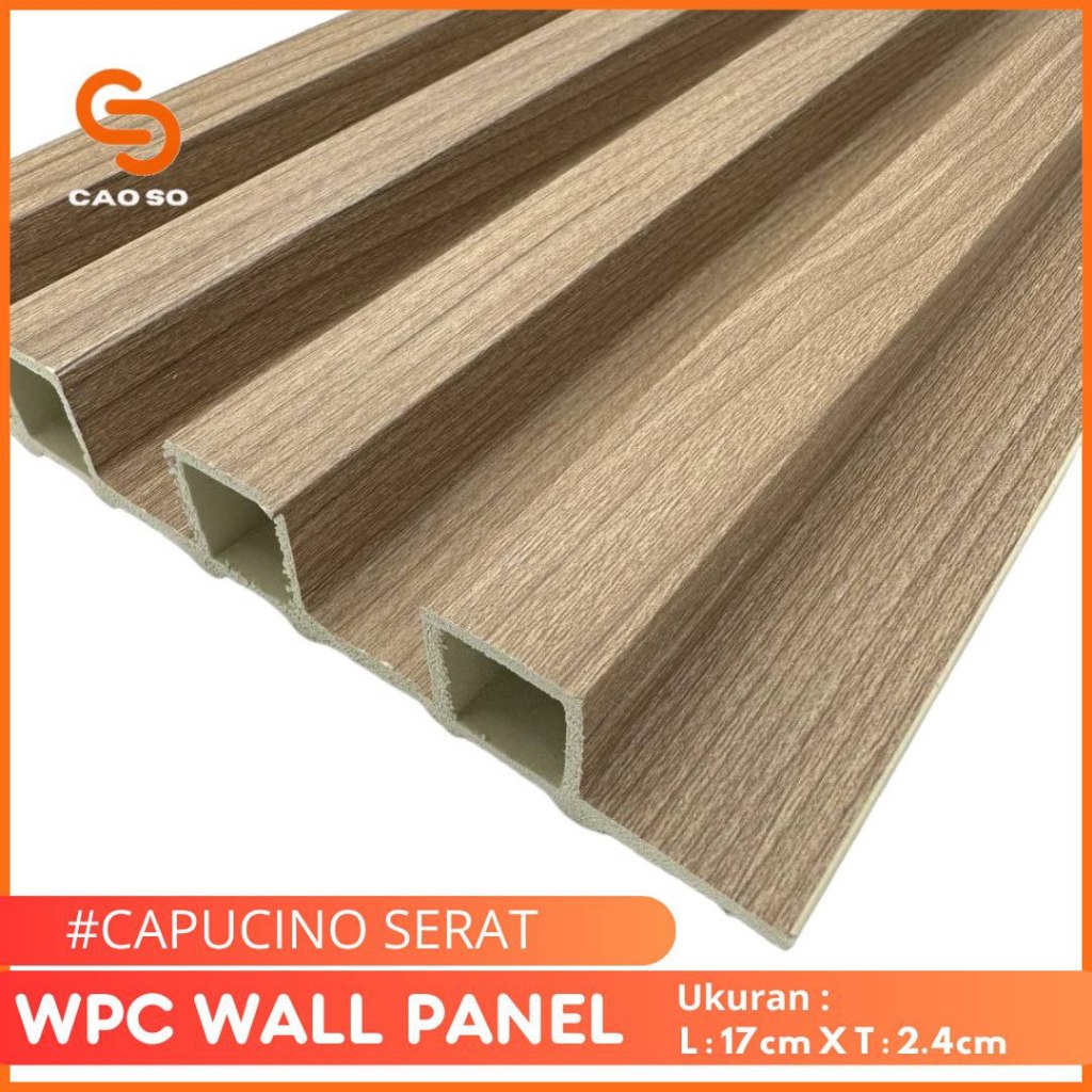 Jual WPC wallPanel 3 Meter Dekorasi Dinding Kayu | Wall Panel Wood panel 3M 3D 300cm X 17cm ...