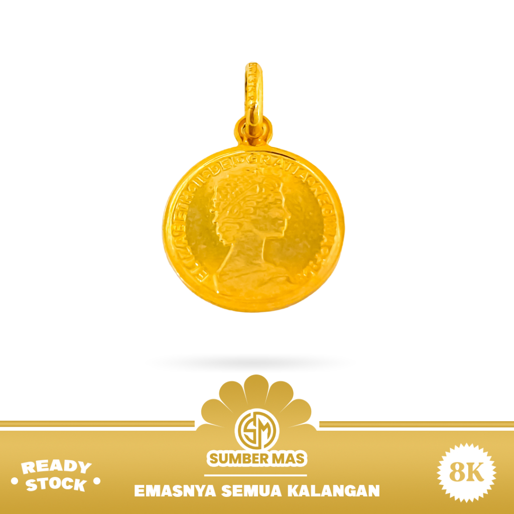 Jual LIONTIN EMAS COIN FASHION 8K - SUMBER MAS | Shopee Indonesia