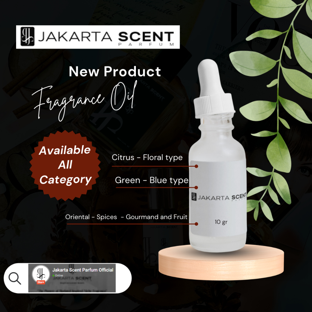 Jual Fragerance Oil By Js Parfum FOR MAKE IT SIGNATURE EXPERIMENT ...